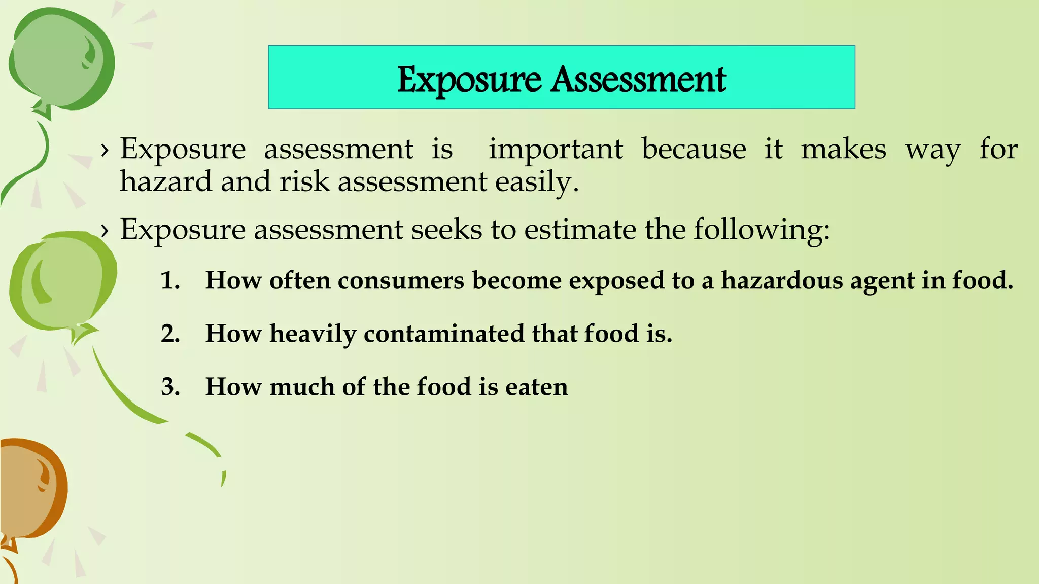 Group 5 ( microbial hazard and risk assessment ) | PPTX