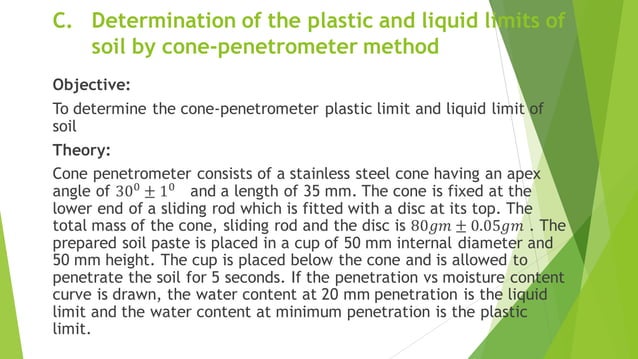 DETERMINATION OF SOIL CONSISTANCY LIMITS | PDF