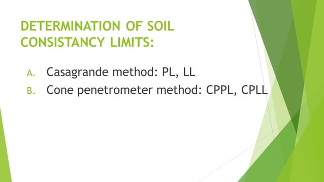 DETERMINATION OF SOIL CONSISTANCY LIMITS | PDF
