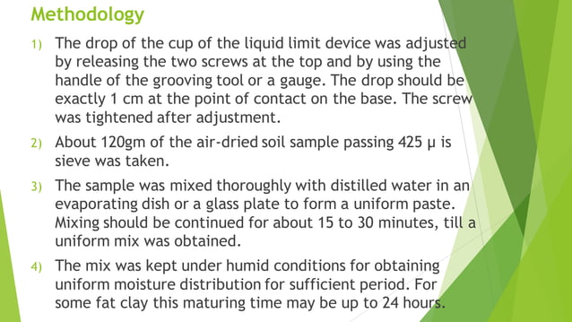 DETERMINATION OF SOIL CONSISTANCY LIMITS | PDF