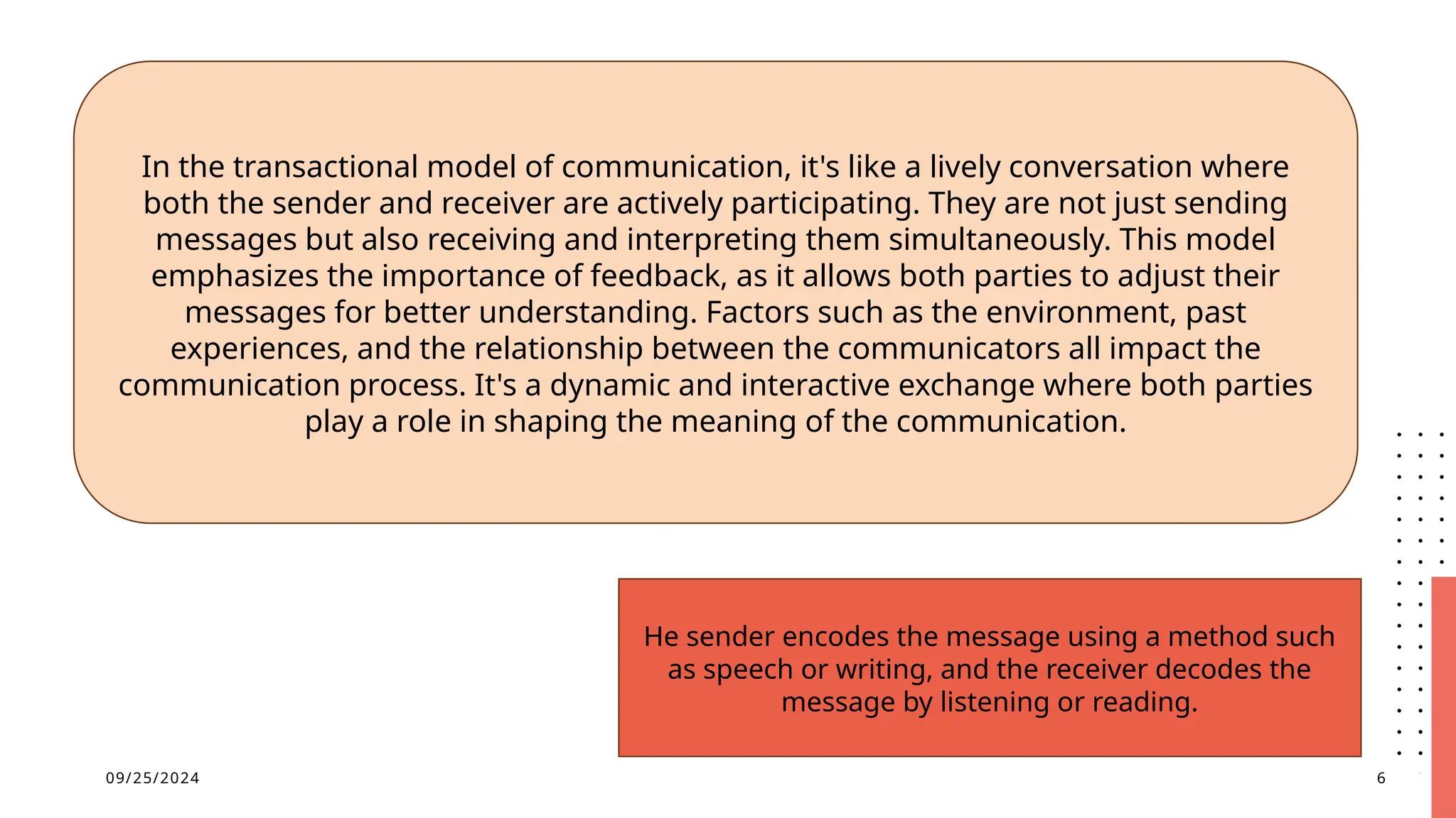 transactional model of communication n | PPTX