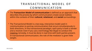 transactional model of communication n | PPTX
