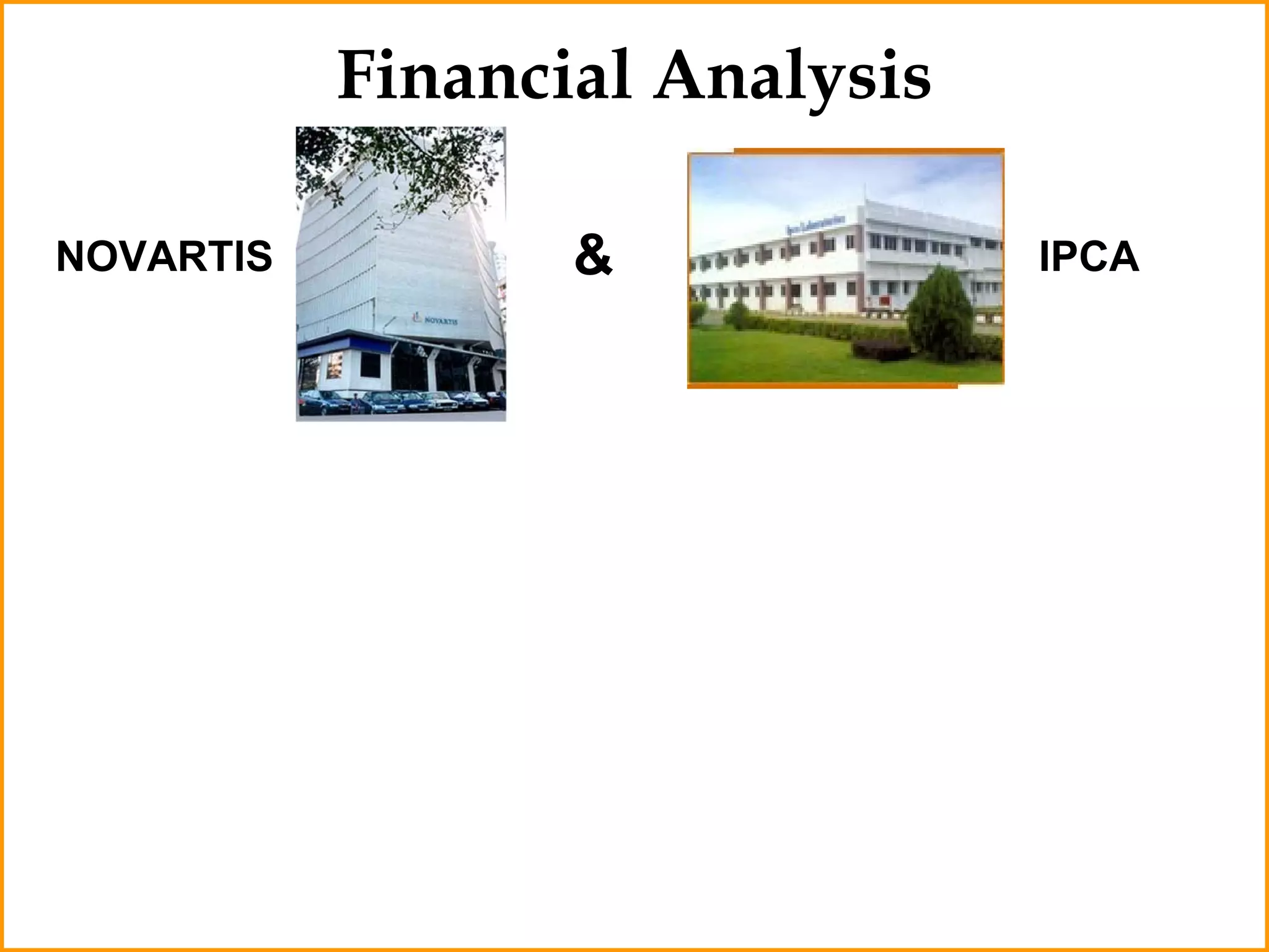 Novartis and IPCA Financial Analysis | PPT