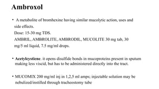 Drugs used in management of cough group 5 now.pptx