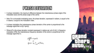 Frequency and phase modulation | PPTX