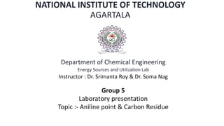 Group_5_ppt.pptx of aniline point and cloude point | PPTX