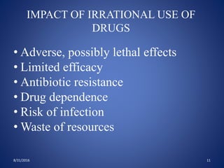 Rational Drug use - Group 5 presentation 2.0 bello edit | PPT