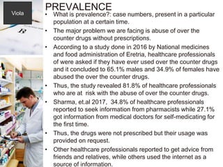 Group 5 presentation on otc drugs | PPTX