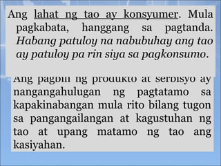 PAGKONSUMO (ARALIN 5) | PPT