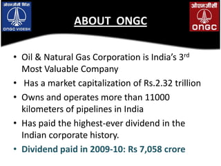 Overseas Operations of ONGC | PPTX