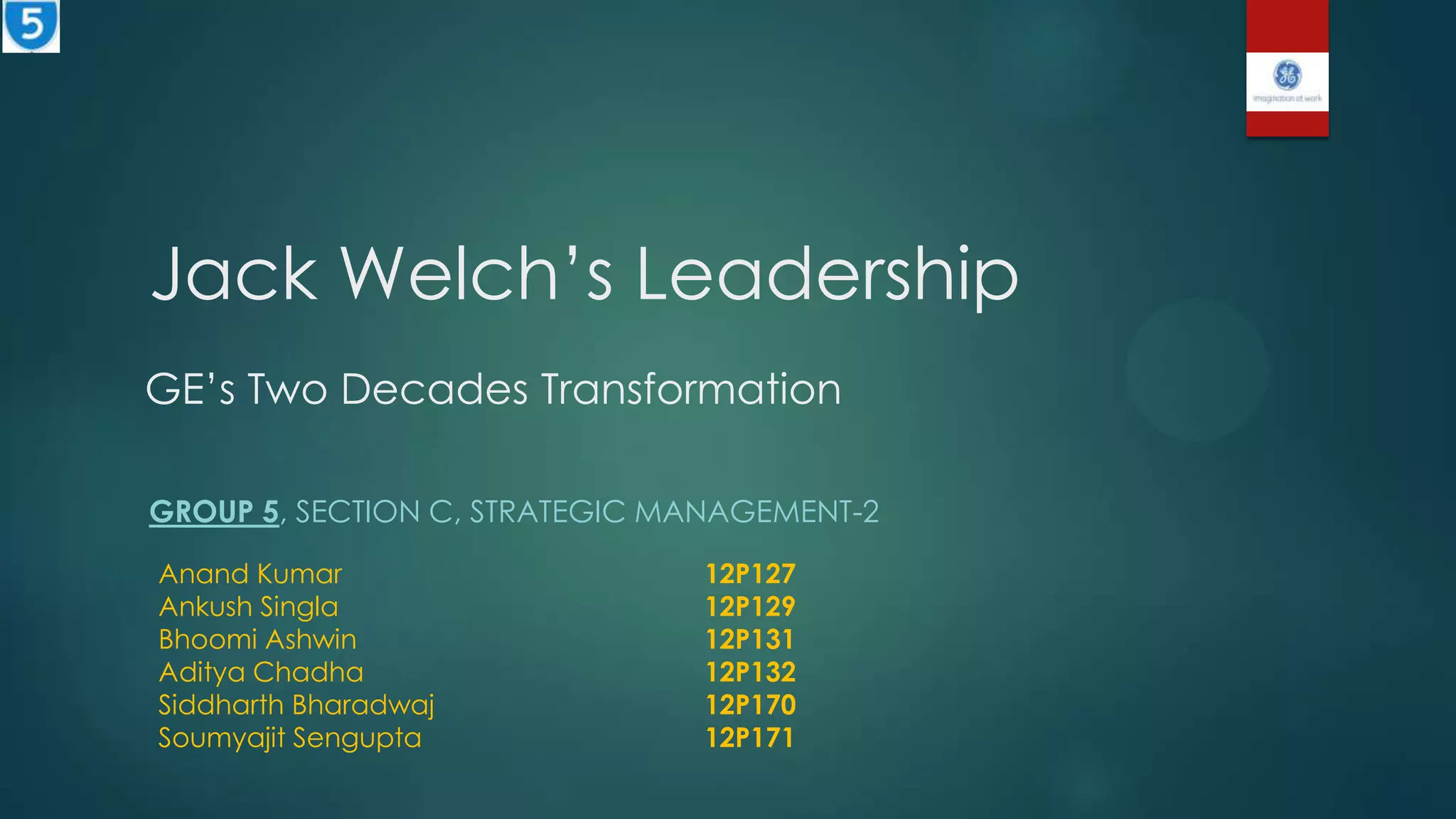 General Electric_Leadership | PPTX