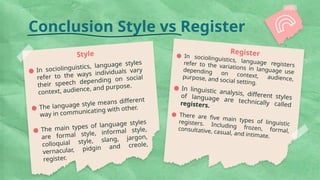 GROUP 5 SOCIOLINGUISTIC.pptx SOCIOLINGUISTICS | PPTX