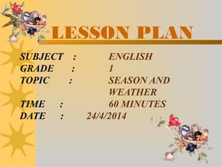 season and weather | PPT