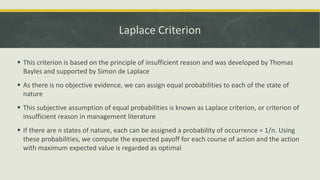 Statistical decision theory | PPTX