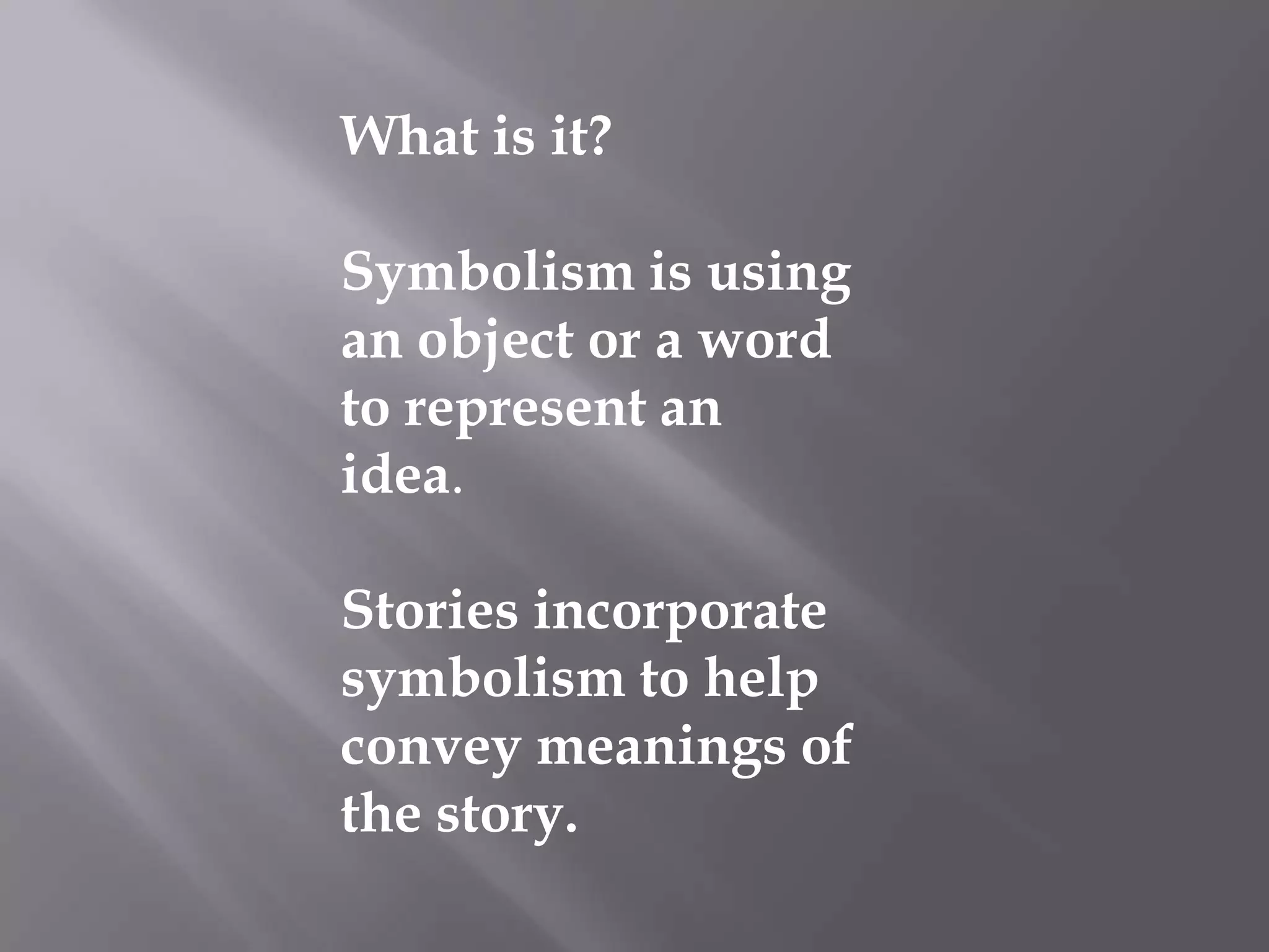Group 5 Symbolism | PPTX