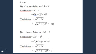 persamaan trigonometri A COS X + B SIN X | PPTX