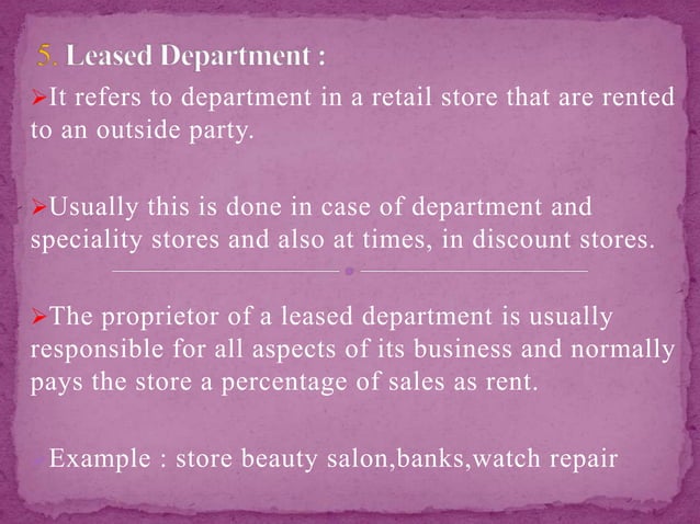 Classification of retail units | PPTX | Retail Industry | Industries