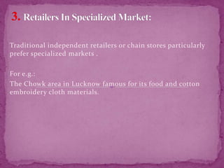 Classification of retail units | PPTX