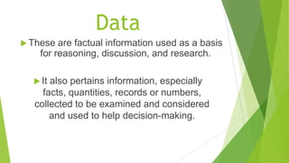 Collection of Data | PPTX