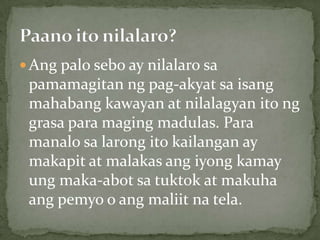 Mga Sikat na Larong Pinoy sa San Jose, Batangas | PPTX