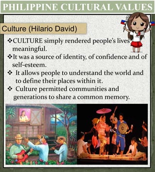 Philippine Cultural Values
