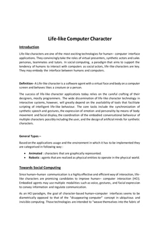 Agents for Intelligence Learning | DOCX | Computer Animation | Computer Software and Applications