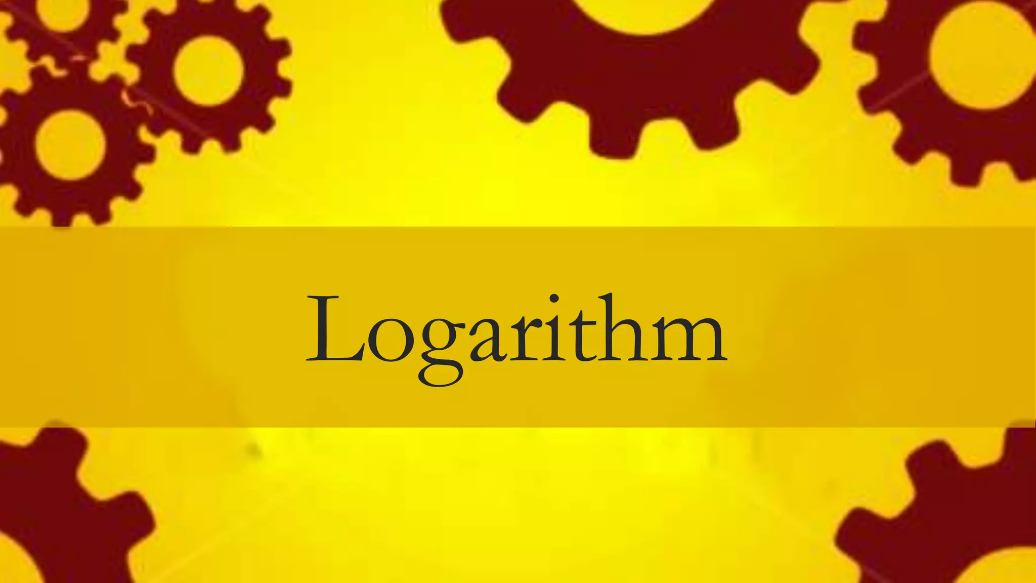 Logarithm, Matrix, Set theory: A Brief Discussion | PPT