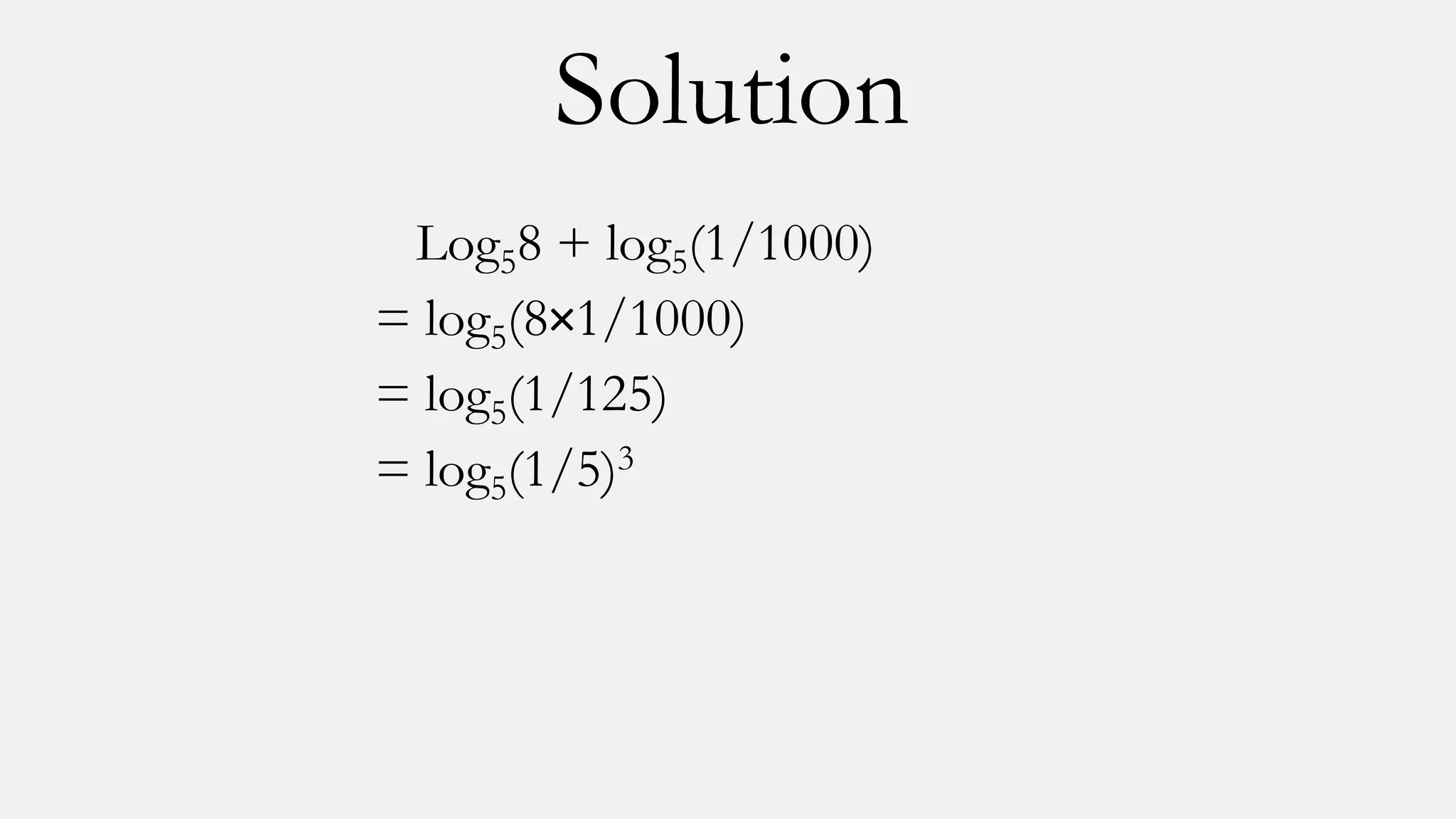 Logarithm, Matrix, Set theory: A Brief Discussion | PPT