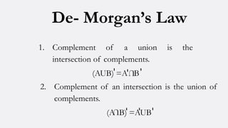 Logarithm, Matrix, Set theory: A Brief Discussion | PPT