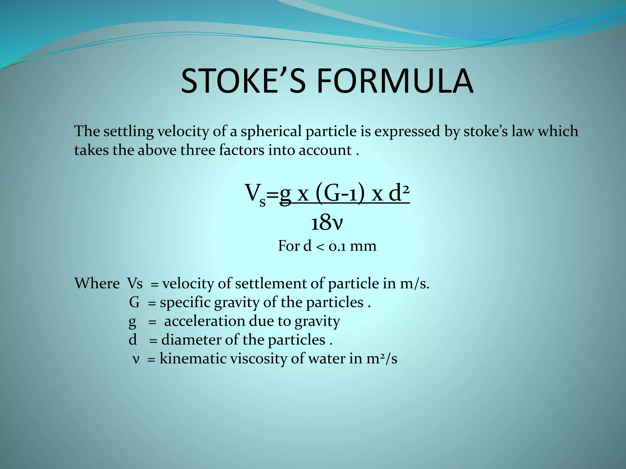 Sedimentation Tanks: Design and Working | PPTX