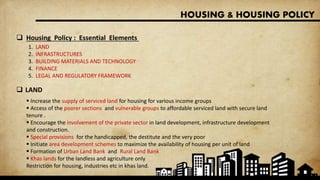 HOUSING & HOUSING POLICY ,HABITAT III PAPER | PPTX