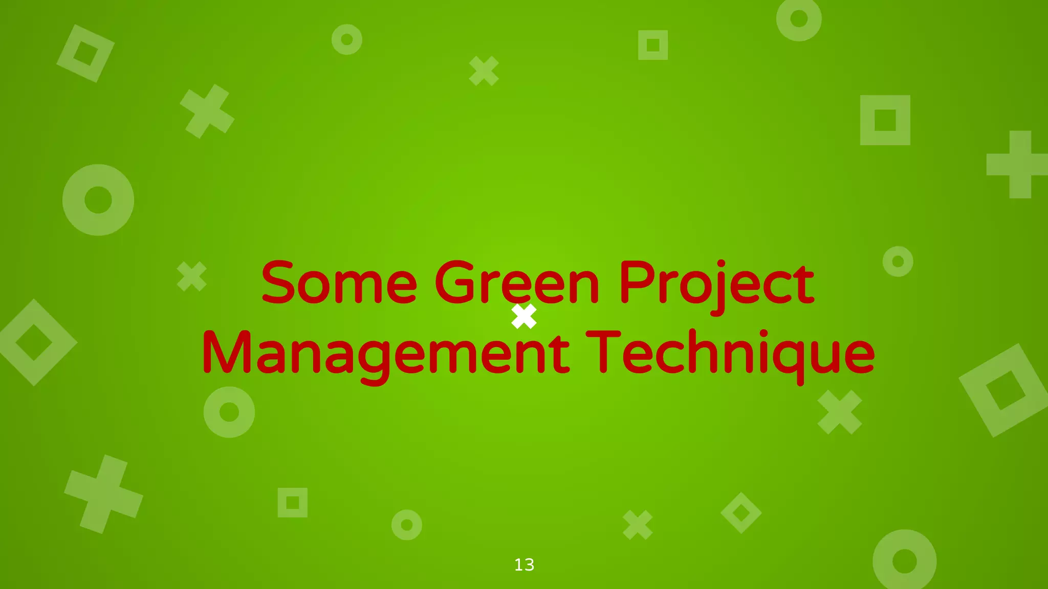 Green Management in Project | PPT