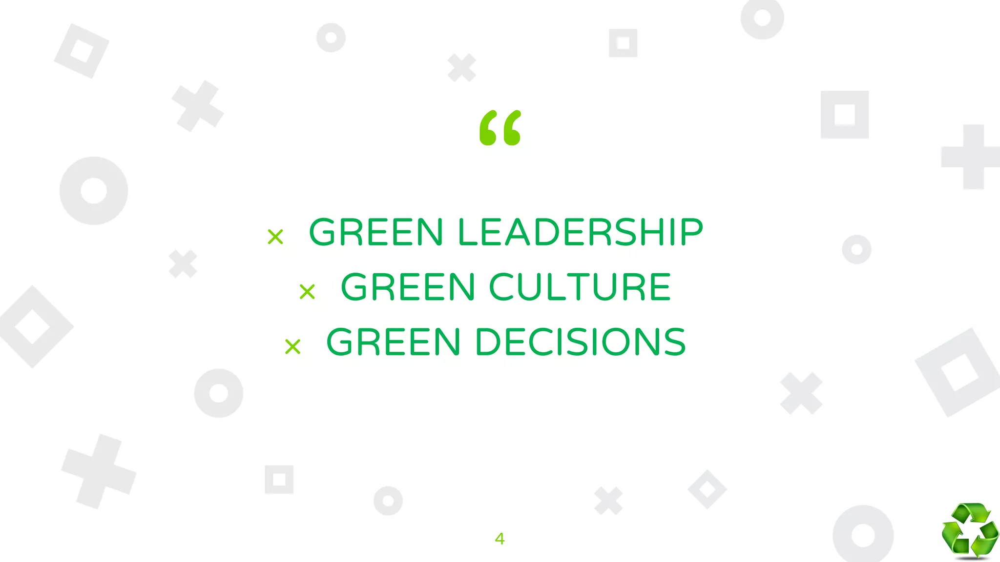 Green Management in Project | PPT