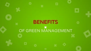 Green Management in Project | PPTX
