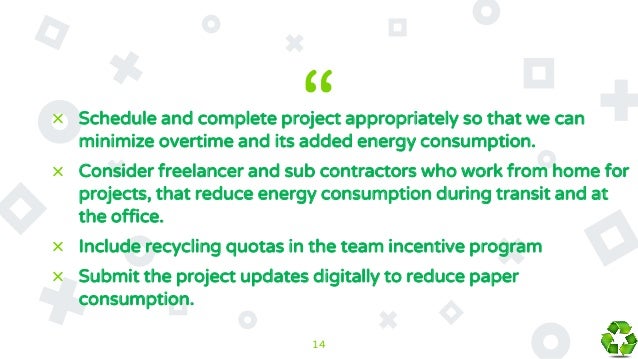 Green Management in Project