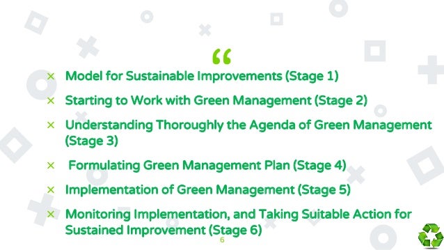 Green Management in Project