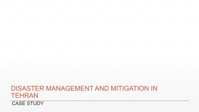 Construction for Disaster Management & Mitigation - A Case of ...