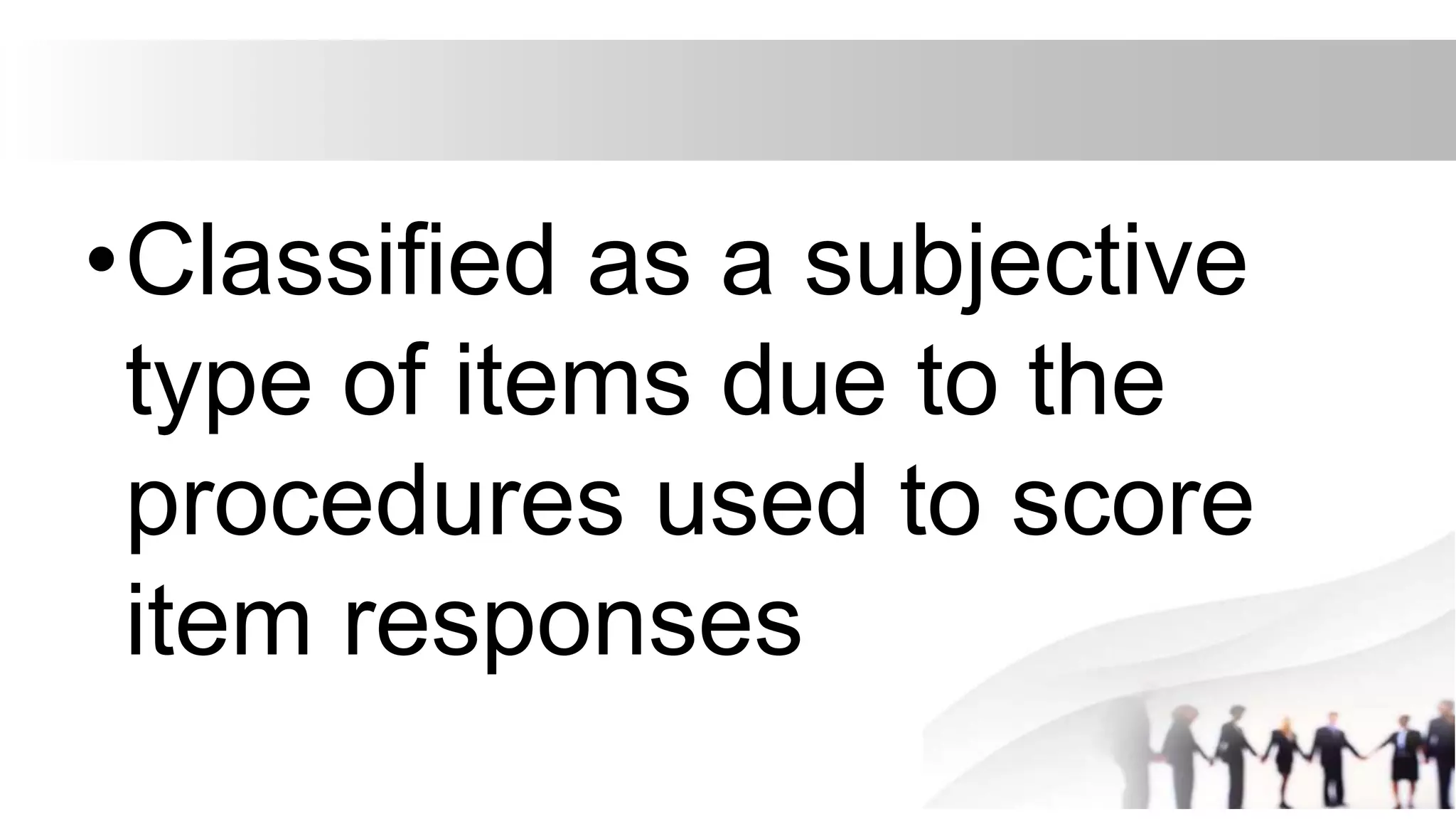 Guidelines in writing problem solving test items | PPTX