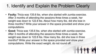 Guidelines in writing problem solving test items | PPTX