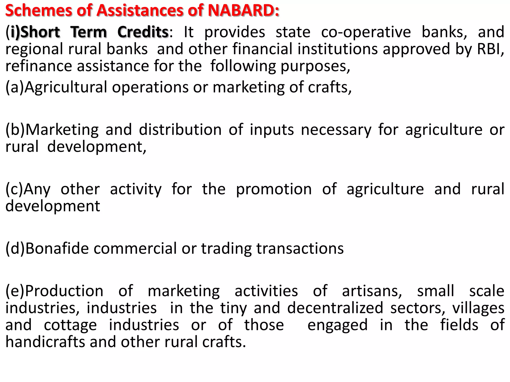 NABARD in entrepreneurship | PPTX