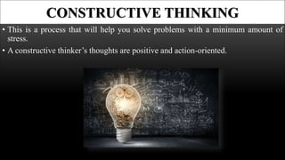 CAREER PLANNING AND CONSTRUCTIVE THINKING | PPT
