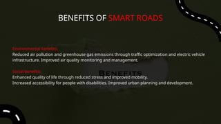 Smart Road and Application of IoT and Sensor Network | PPTX