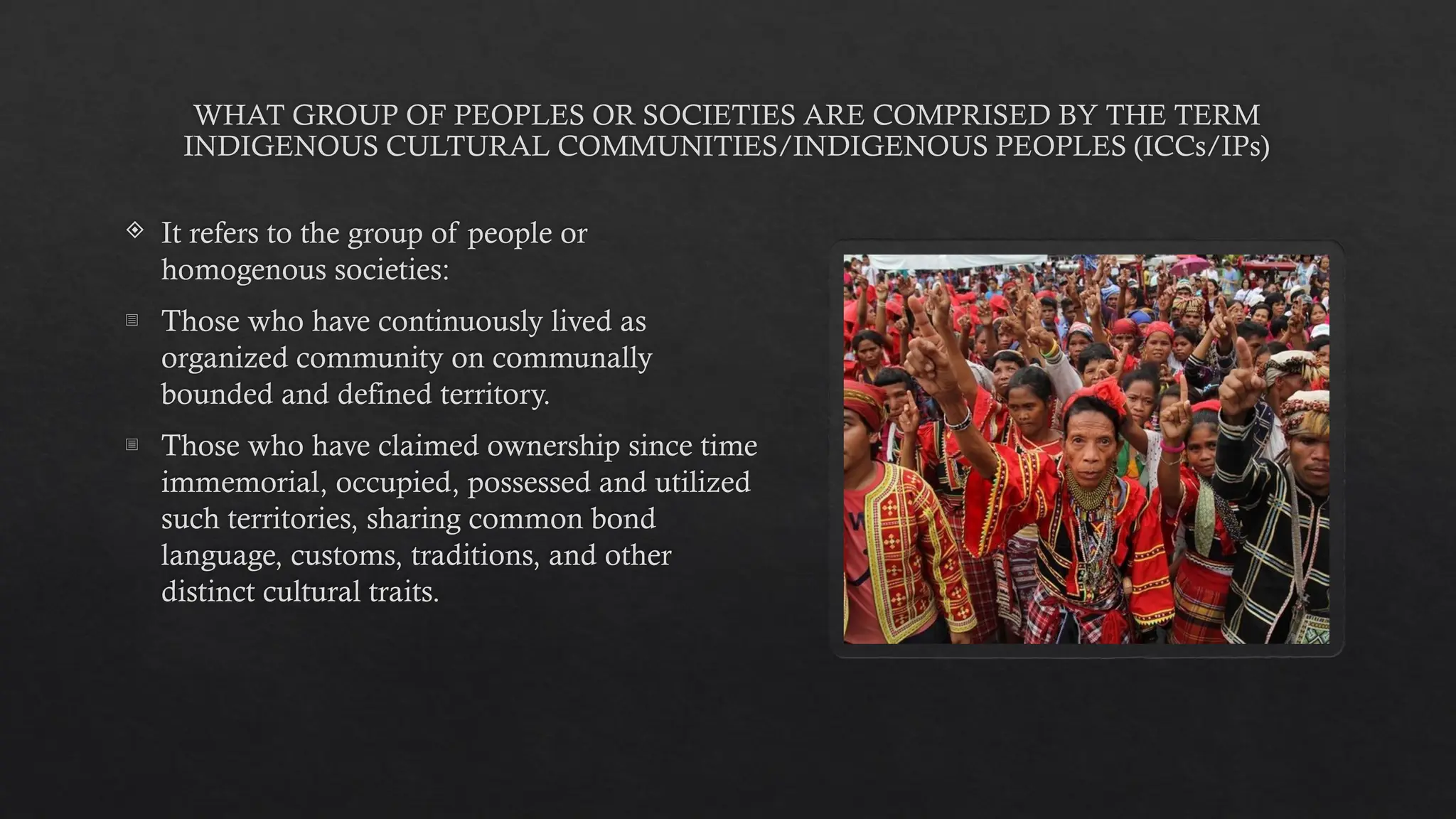 RA 8371 THE REPUBLIC ACT OF INDIGENOUS PEOPLE | PPTX