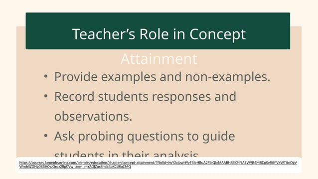 Powerpoint Presentation- Concept Attainment Strategy | PPT