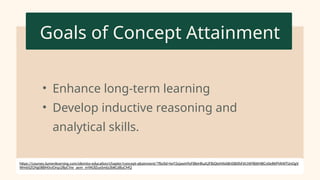 Powerpoint Presentation- Concept Attainment Strategy | PPT