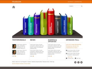 Pearson - Website Development | PPTX | Web Development | Internet