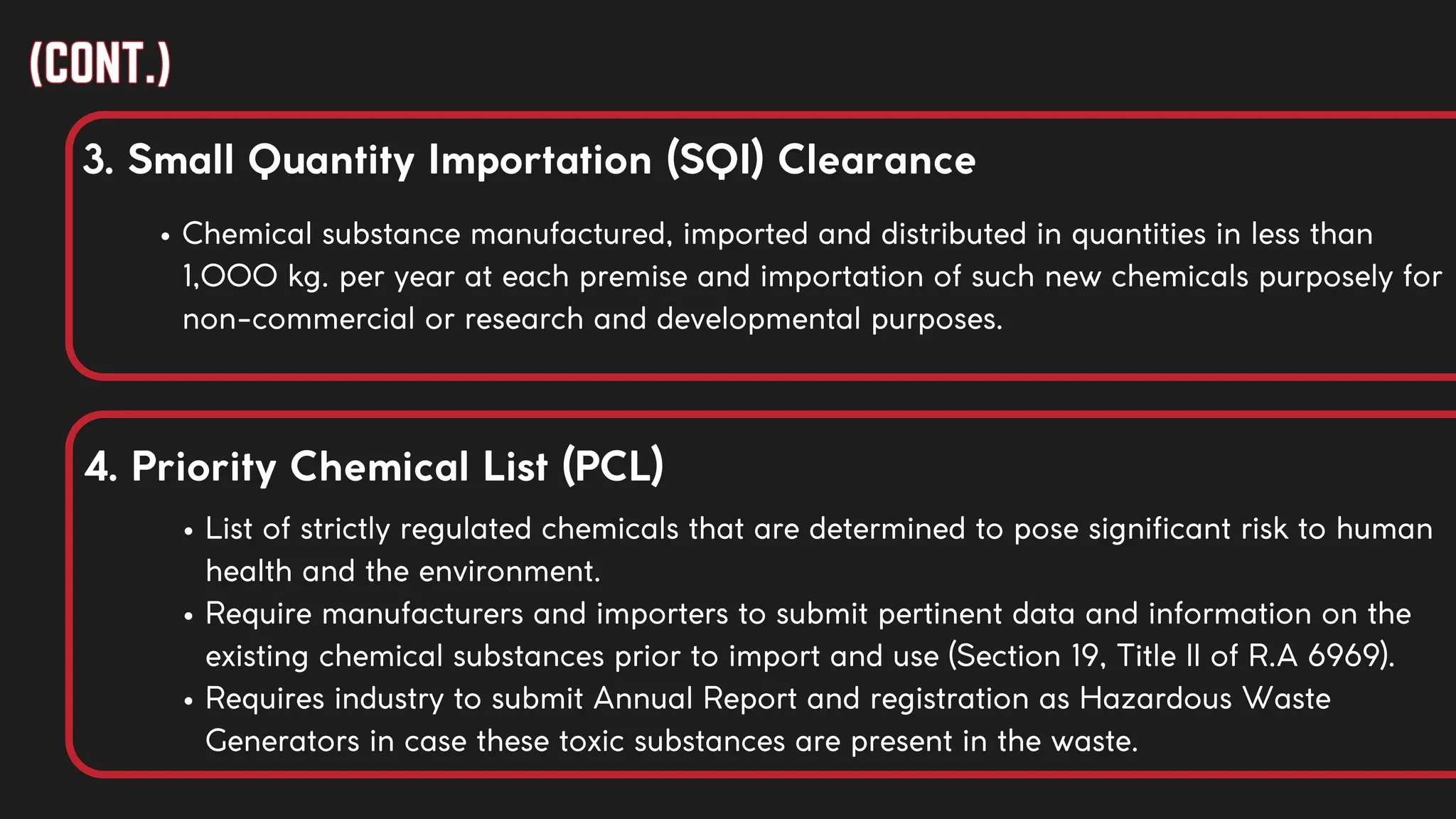 PH Toxic Substances and Hazardous and Nuclear Wastes Control Act of ...