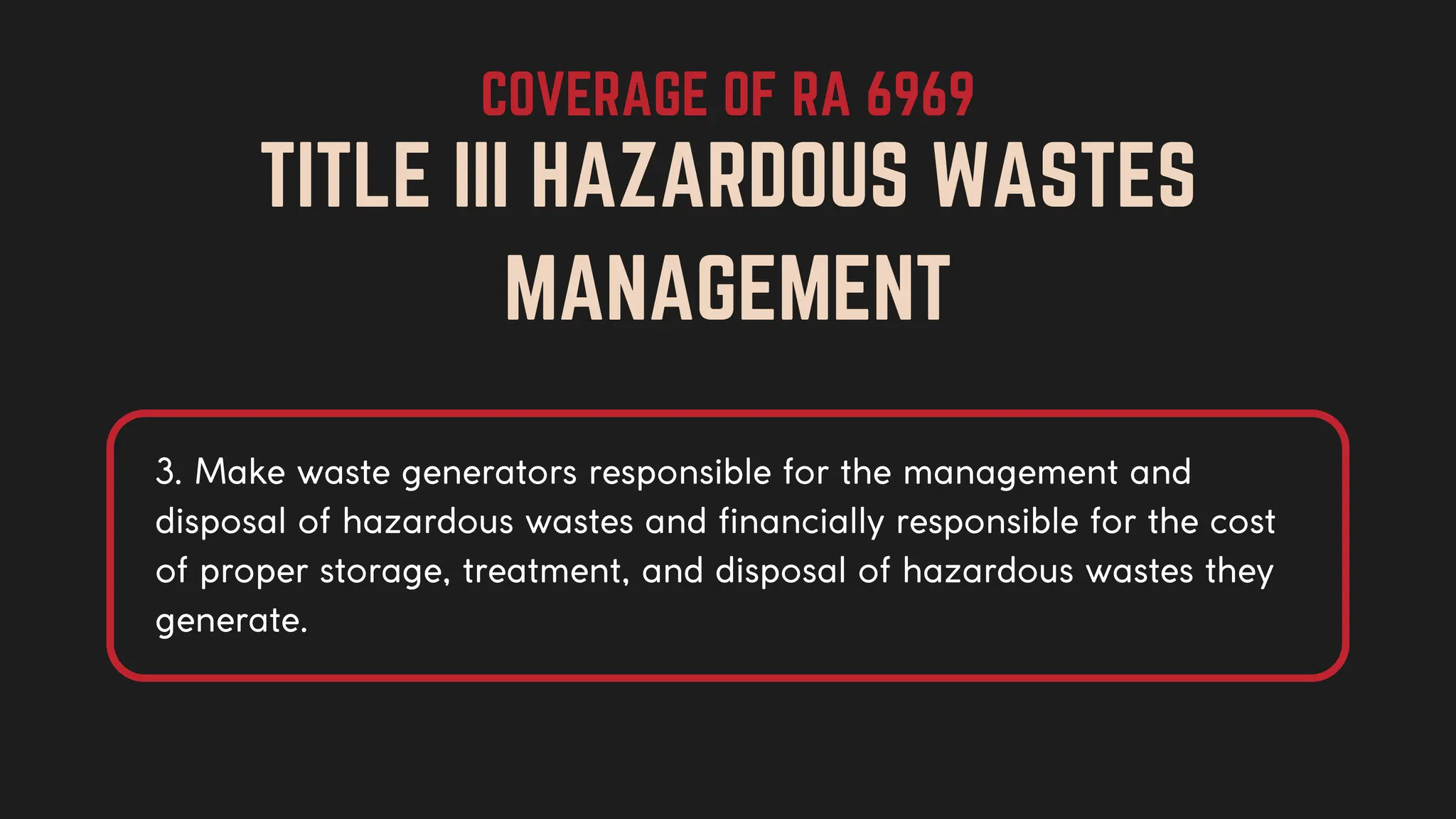 PH Toxic Substances and Hazardous and Nuclear Wastes Control Act of ...