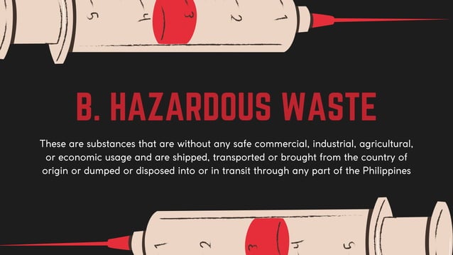 PH Toxic Substances and Hazardous and Nuclear Wastes Control Act of ...