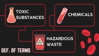 PH Toxic Substances and Hazardous and Nuclear Wastes Control Act of ...